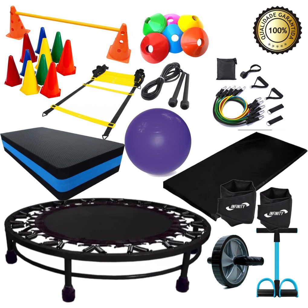 Kit Treino Funcional Completo P/ Exercício aeróbico | Shopee Brasil