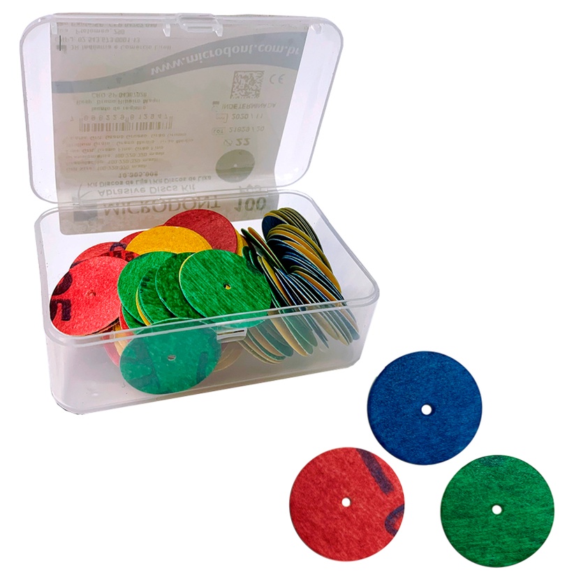 Discos de Lixa Sortidos 22mm c/ 100un Microdont | Shopee Brasil