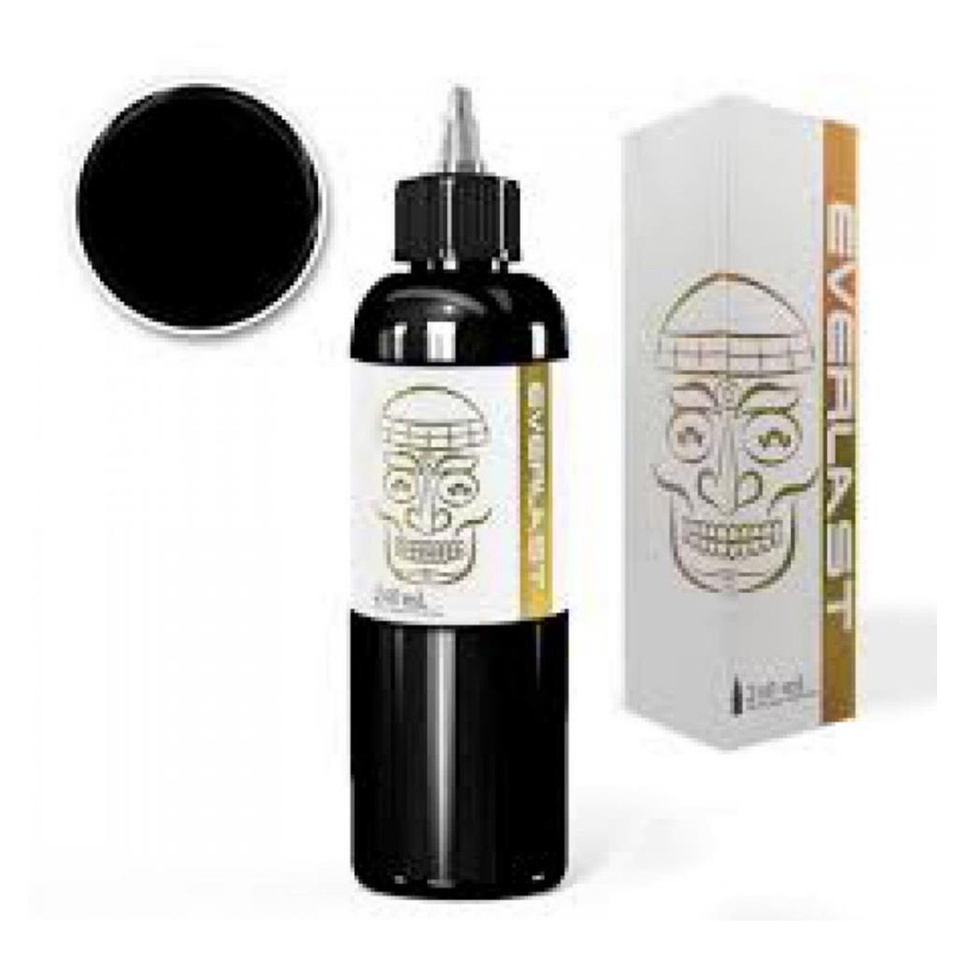 Tinta Outliner Black Everlast 240ml | Shopee Brasil