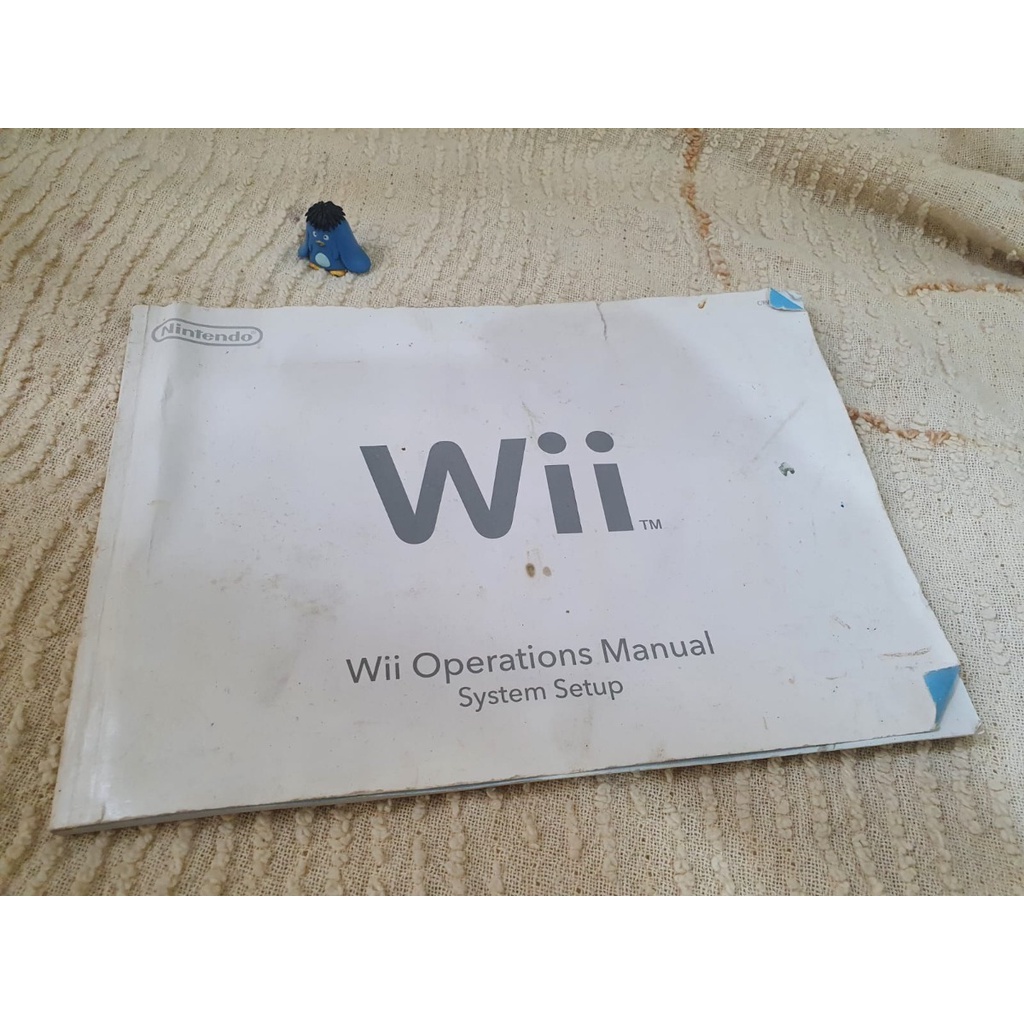 Nintendo Wii Manual Original Americano | Shopee Brasil