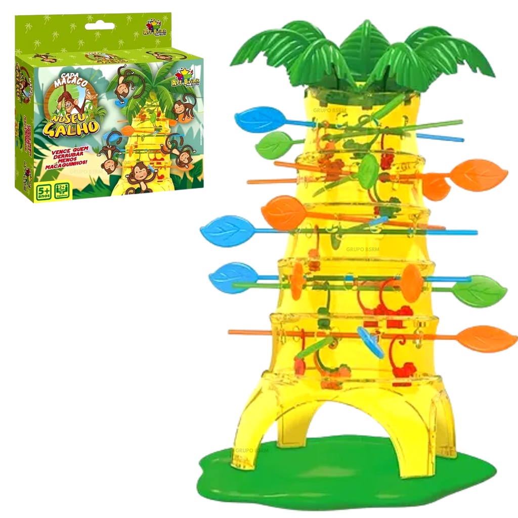 Brinquedo Cada Macaco No Seu Galho Jogo Pula Macaco Infantil | Shopee ...