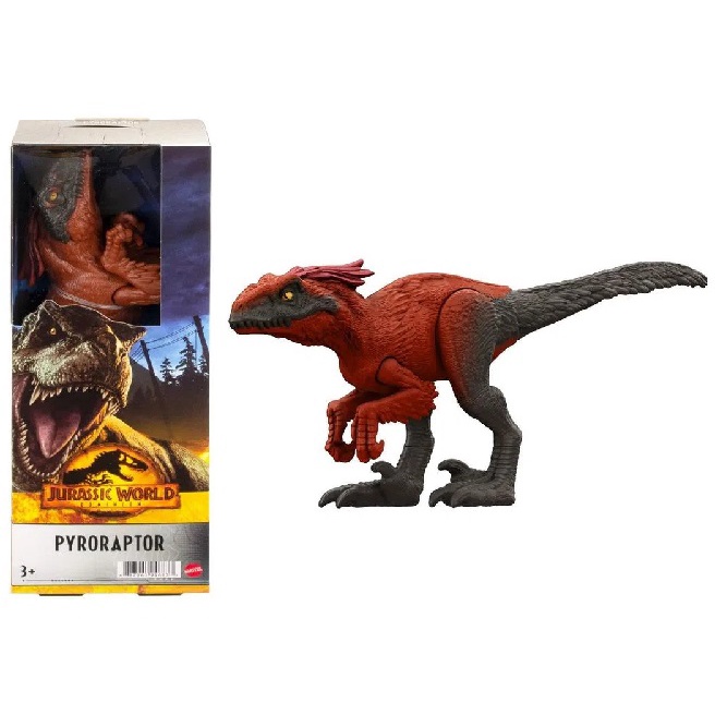 Boneco Articulado Jurassic World Dominion Pyroraptor - Fire Dino 30cm ...