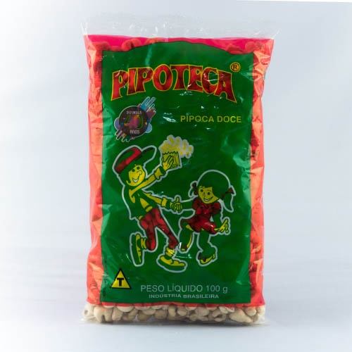 Fardo com 25 Un. Pipoca Doce 100 Gramas Zero Lactose Pipoteca | Shopee ...