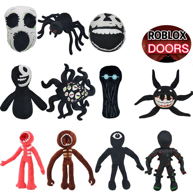 40cm Roblox Doors Figure Plush Toy Escape The Doors Digital Monster ...