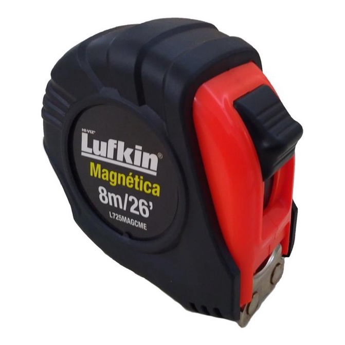 Trena Metrica Emborrachada Profissional 8m Ponta Magnetica | Shopee Brasil