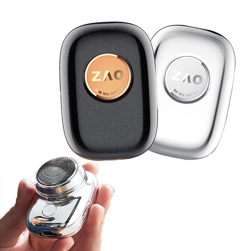 ZAO Barbeador Elétrico Portátil Para Homens Bolso Tamanho Mini Shaver ...