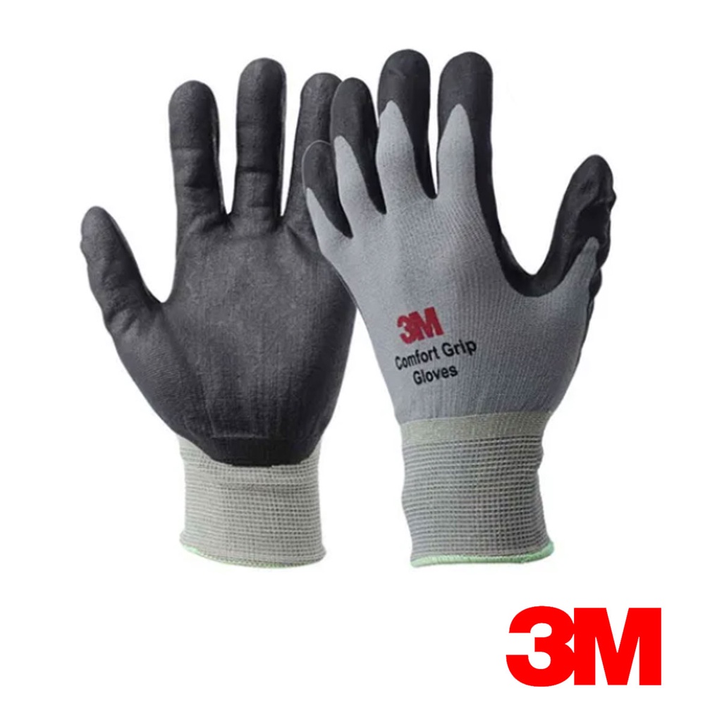 Luva Comfort Grip Gloves 3 M 1 Par Borracha De Nitrilo | Shopee Brasil