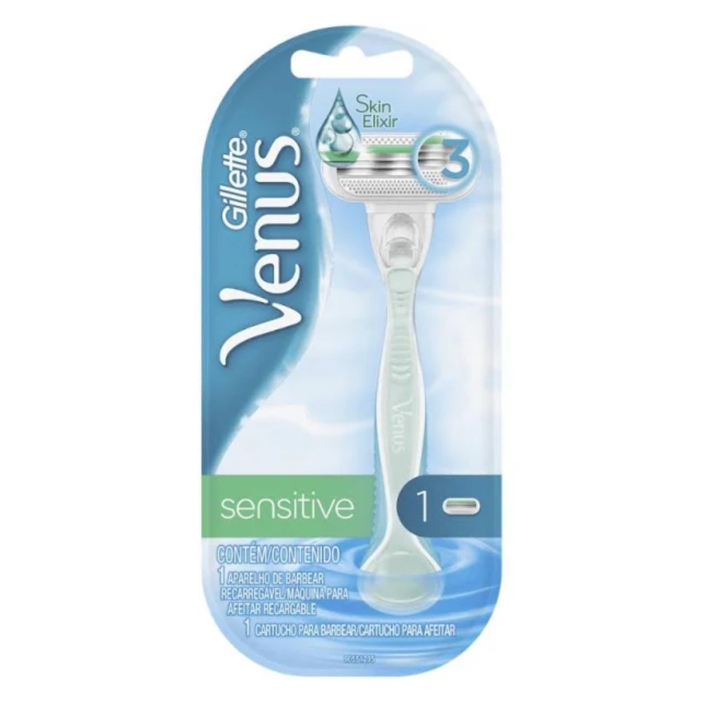Prestobarba Venus Sensitive 1 Unidade Gillette | Shopee Brasil