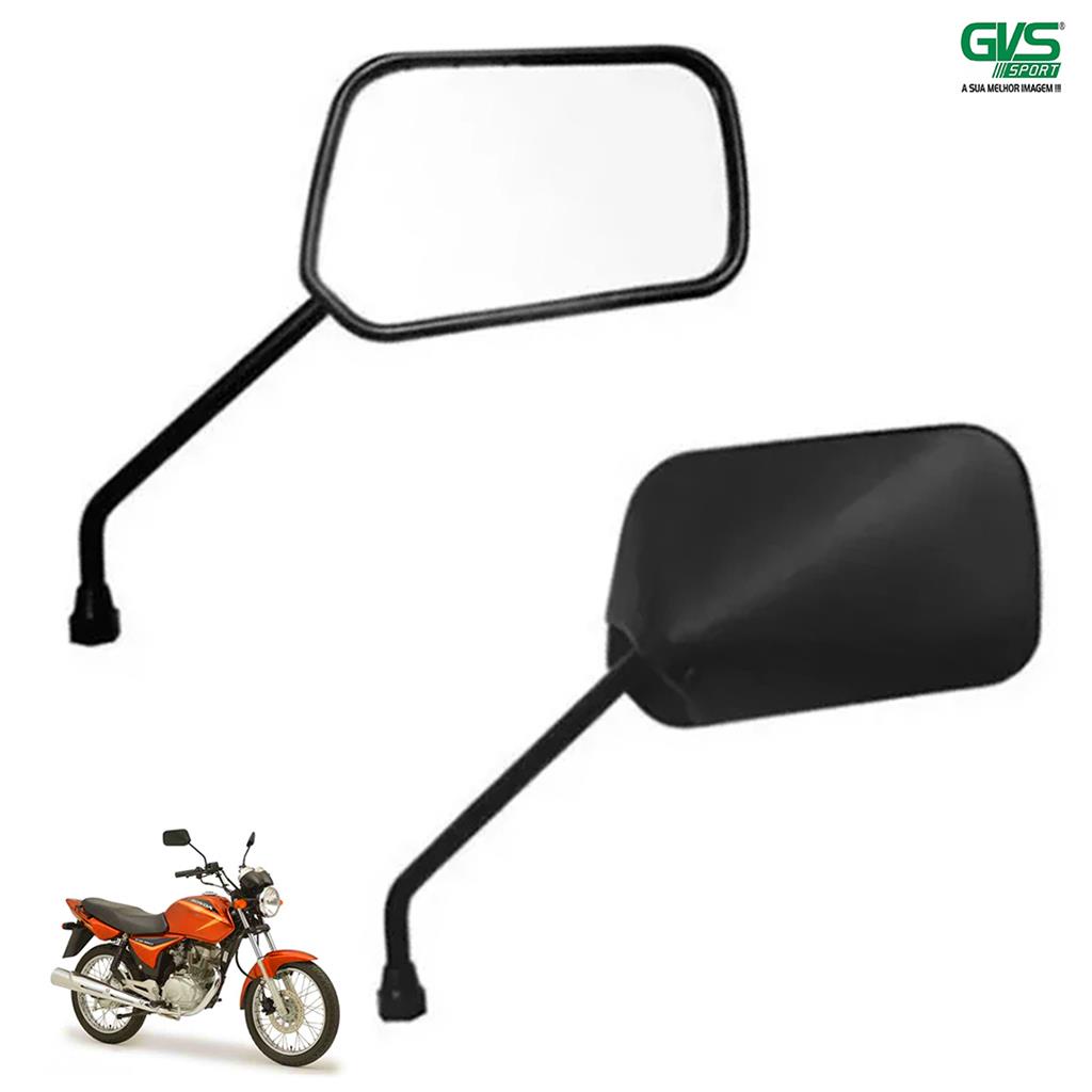 Espelho Retrovisor Cg Titan Fan 125 150 2005 A 2013 Gvs Shopee Brasil