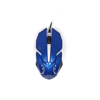 Mouse Gamer Azul Knup Novo Com Nota Fiscal Pronta Entrega | Shopee Brasil