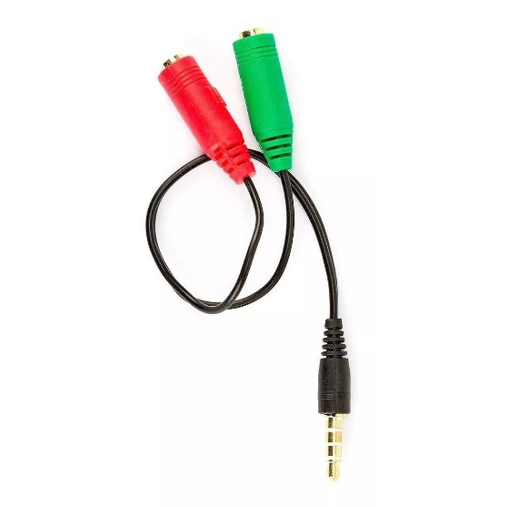Cabo Adaptador Headphone P3 Para Headset (2 P2 Audio E Mic) | Shopee Brasil