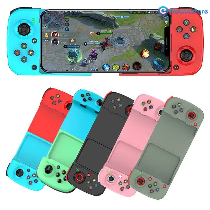 2023 Tipo-c Gaming Controlador Gamepad sem fio Bluetooth-compatível Portátil Joystick Gamepads ...