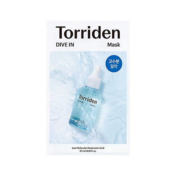 [Torriden] Dive In Low Molecular Hyaluronic Acid Mask Pack 27ml ...