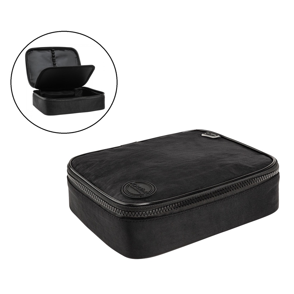 Estojo Box Preto Escolar Tilibra 100 Pen Grande Original | Shopee Brasil