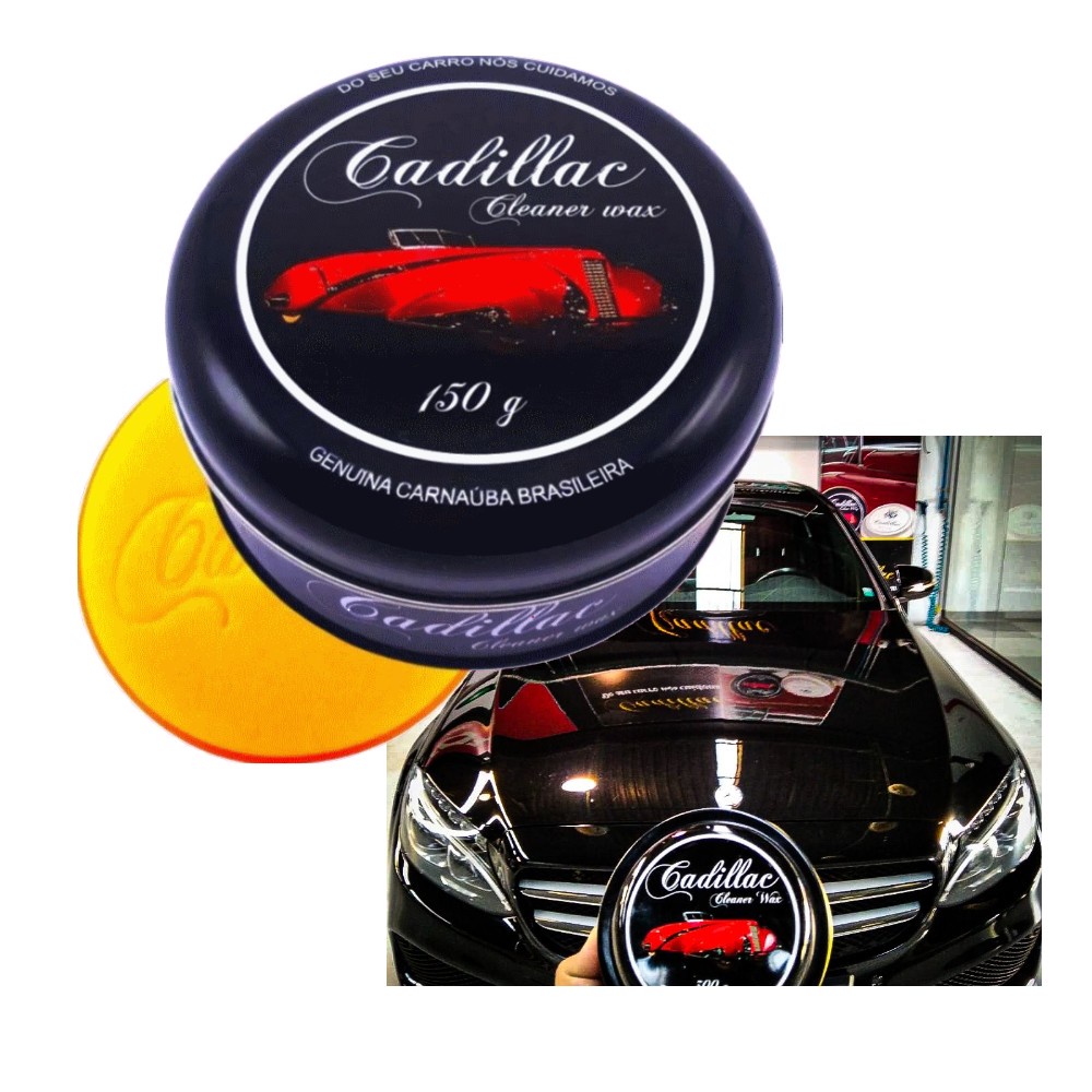 Cera de Carnauba Cleaner Wax Cadillac 150g | Shopee Brasil