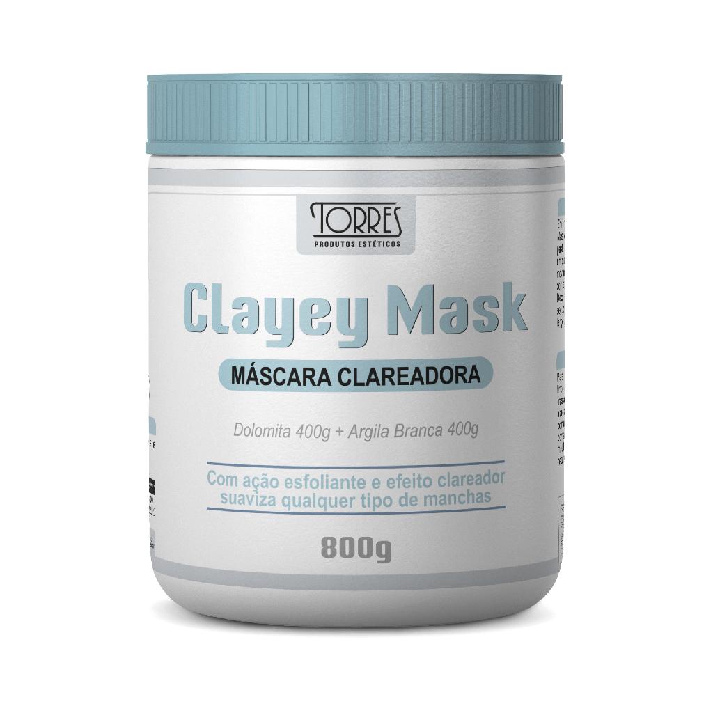 Máscara de dolomita c/ Argila Branca Clareadora Clayey Mask 800g ...