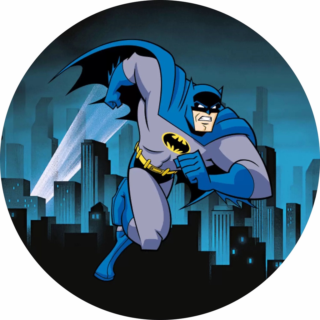 Painel Redondo Lona Decoração Festa Batman Desenho 60cm | Shopee Brasil