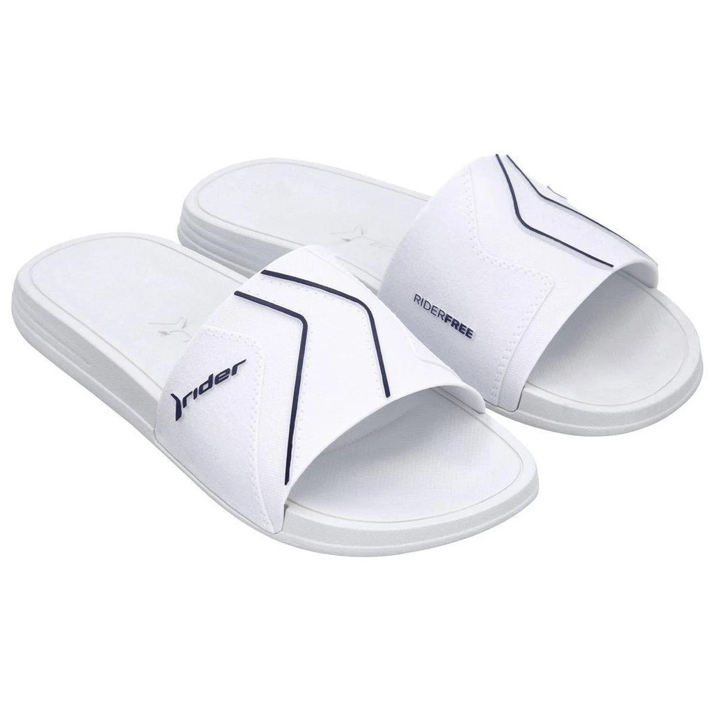 Chinelo Rider Slide Branco Masculino 11948 - Escorrega o Preço