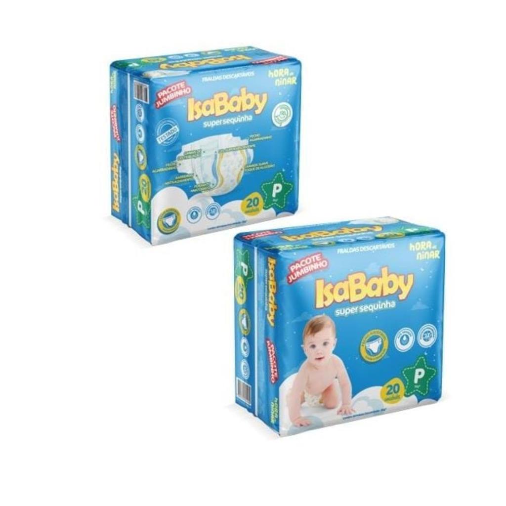 Fralda Isababy Premium Super Sequinha | Shopee Brasil