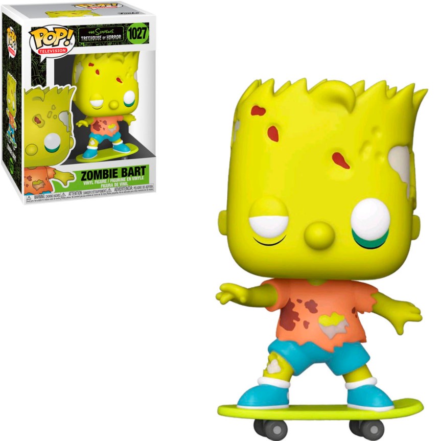 Zombie Bart 1027 - The Simpsons Treehouse Of Horror - Funko Pop ...