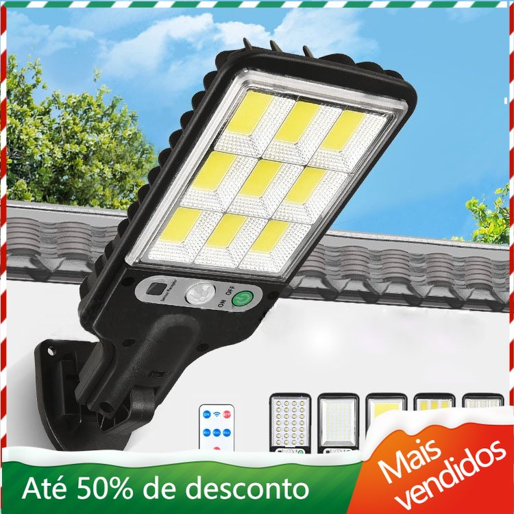 4000W Lampada Solar Externa Solar Com Claro LED Refletor Controle ...