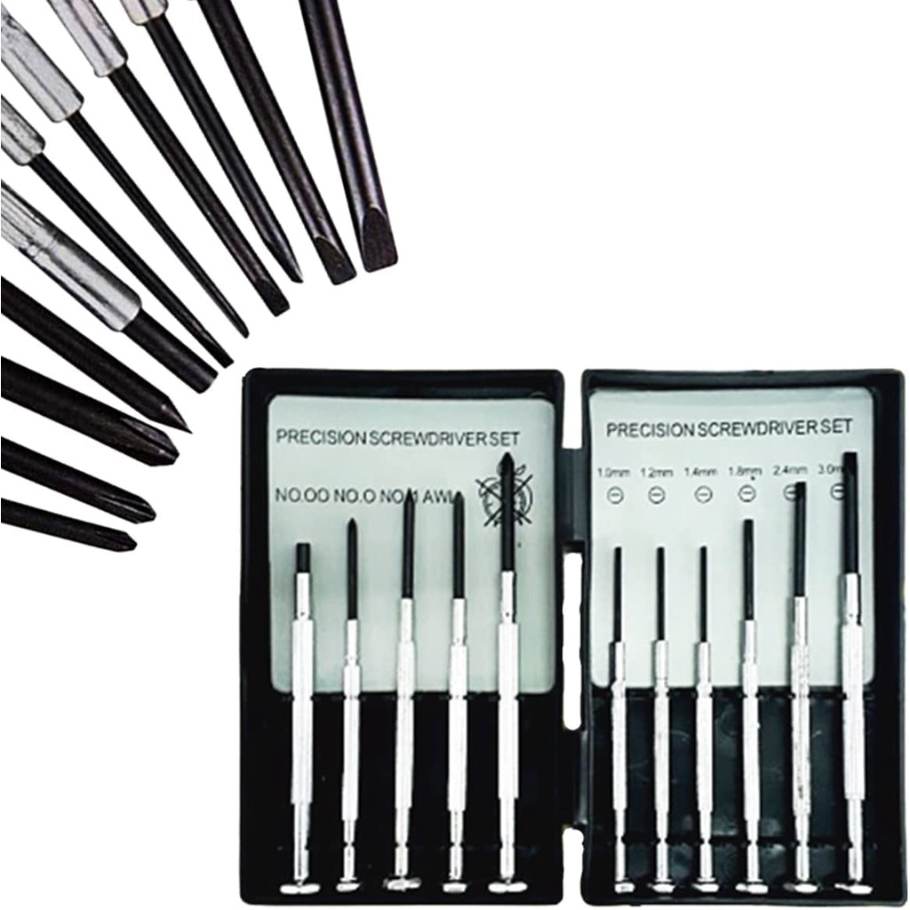 Kit Chave Para Relojoeiro Com 11 Peças Fertak | Shopee Brasil