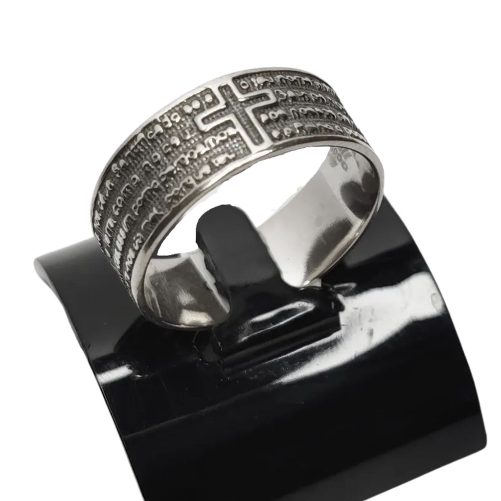 Anel De Prata Pai Nosso Masculino Unissex Envelhecido Dedera | Shopee ... Anel De Prata Pai Nosso Masculino Unissex Envelhecido Dedera | Shopee ...