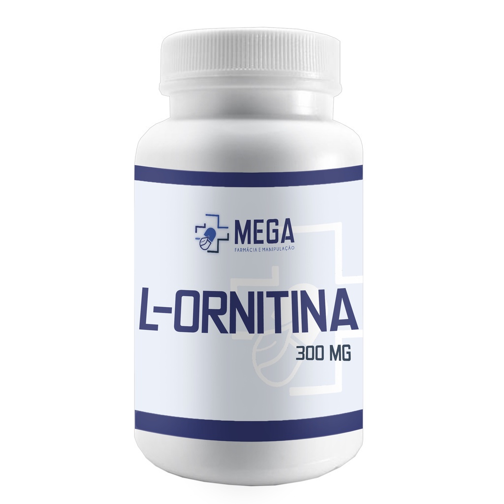 L Ornitina 300mg Contém 120 Cápsulas | Shopee Brasil