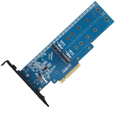 Adaptador Raid 0 Pci-e 4.0 Gen4 X8 P/ 2 Ssd M.2 Nvme 2230/2280 | Shopee ...