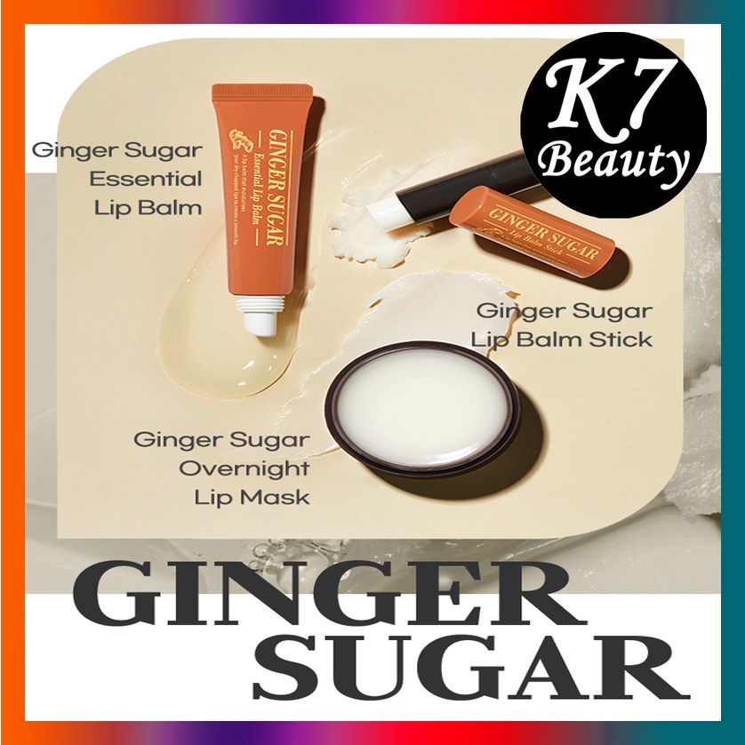 [ETUDE HOUSE] Ginger sugar Lip Stick/ Lip Balm/ Over Night LIp Mask ...