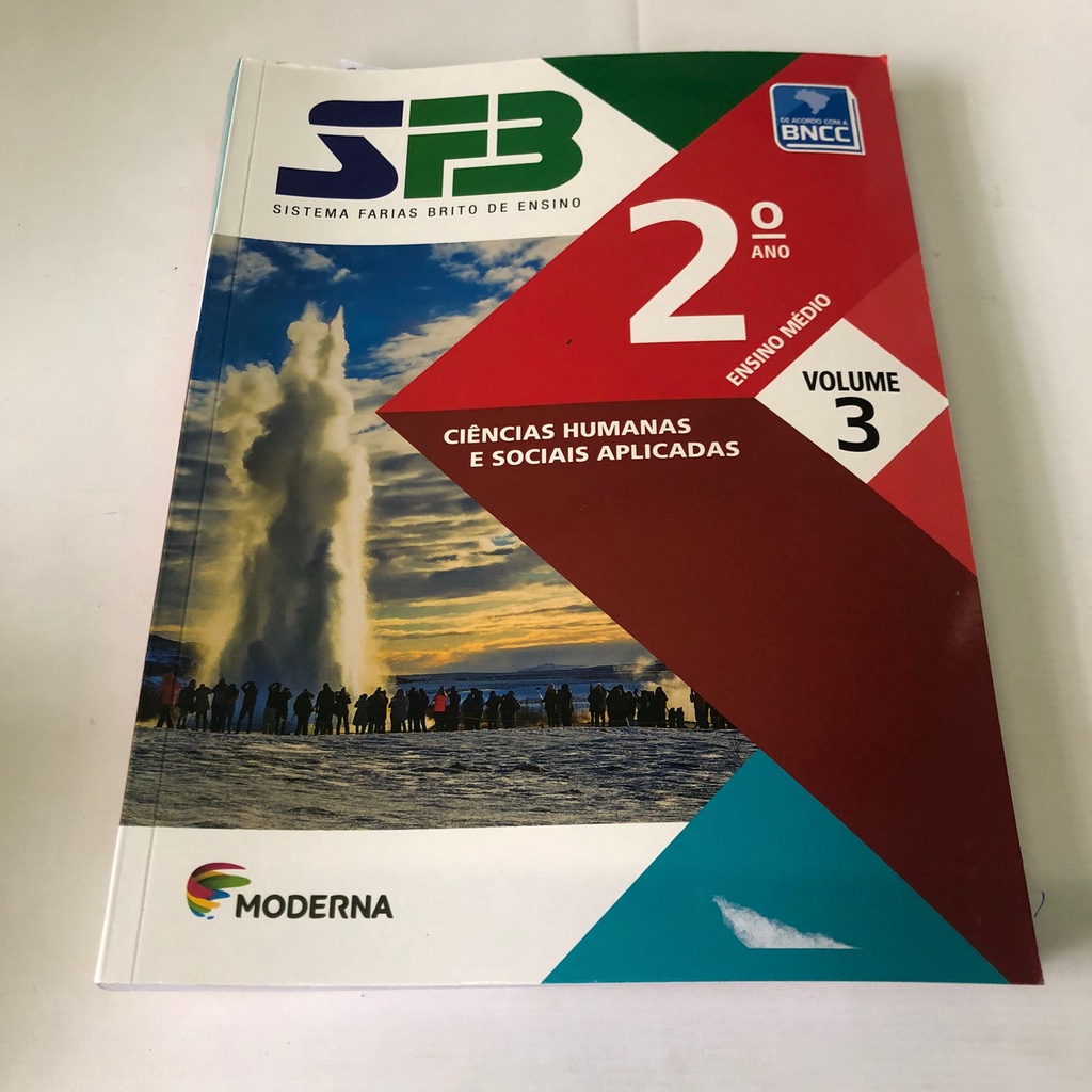 SFB Ciências Humanas e Sociais aplicadas 2° ano Volume 3 Ensino Médio | Shopee Brasil