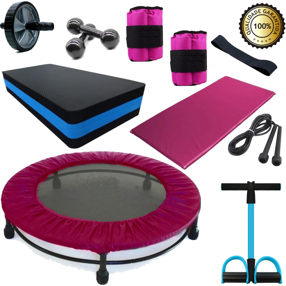 Kit Aeróbico para treino de Ginástica com Mini Jump | Shopee Brasil