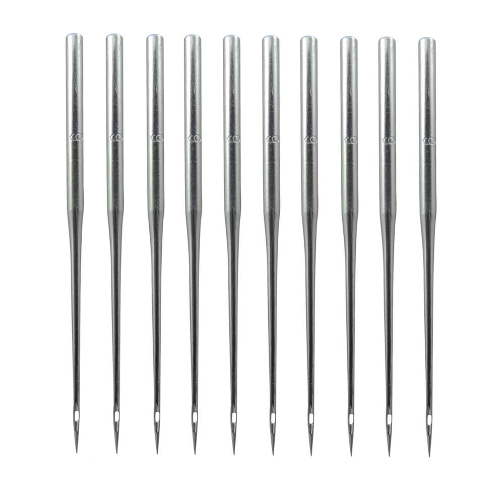Agulha P/ Máquina de Costura Industrial Reta Cabo Fino c/ 10 un DBx1 | Shopee Brasil