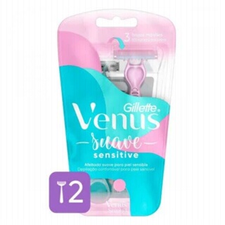 Prestobarba Venus Sensitive 2 Unidades Gillette | Shopee Brasil