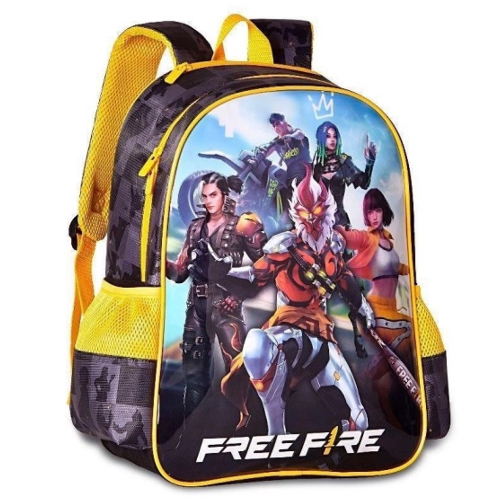 Mochila Free Fire oficial Grande original Mochila gamer | Shopee Brasil