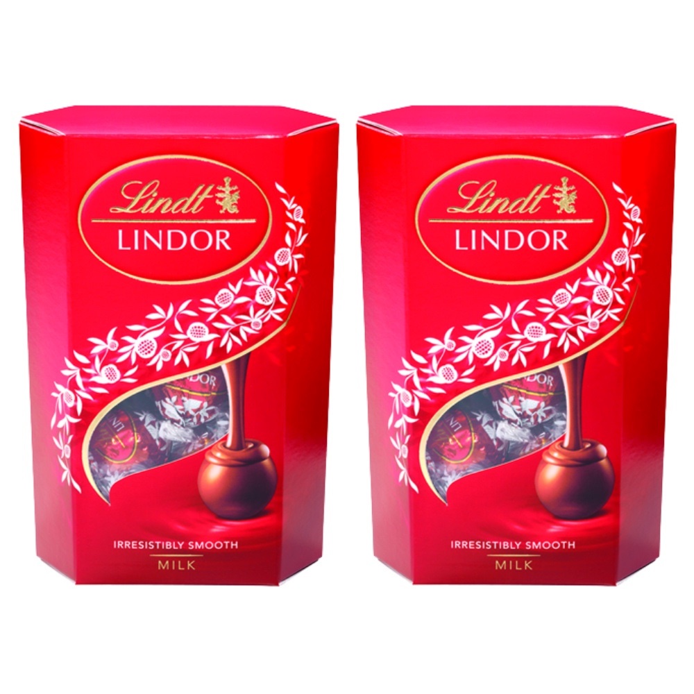 Kit 2 Chocolate Ao Leite Lindt Lindor Bombons Cremoso 75g | Shopee Brasil