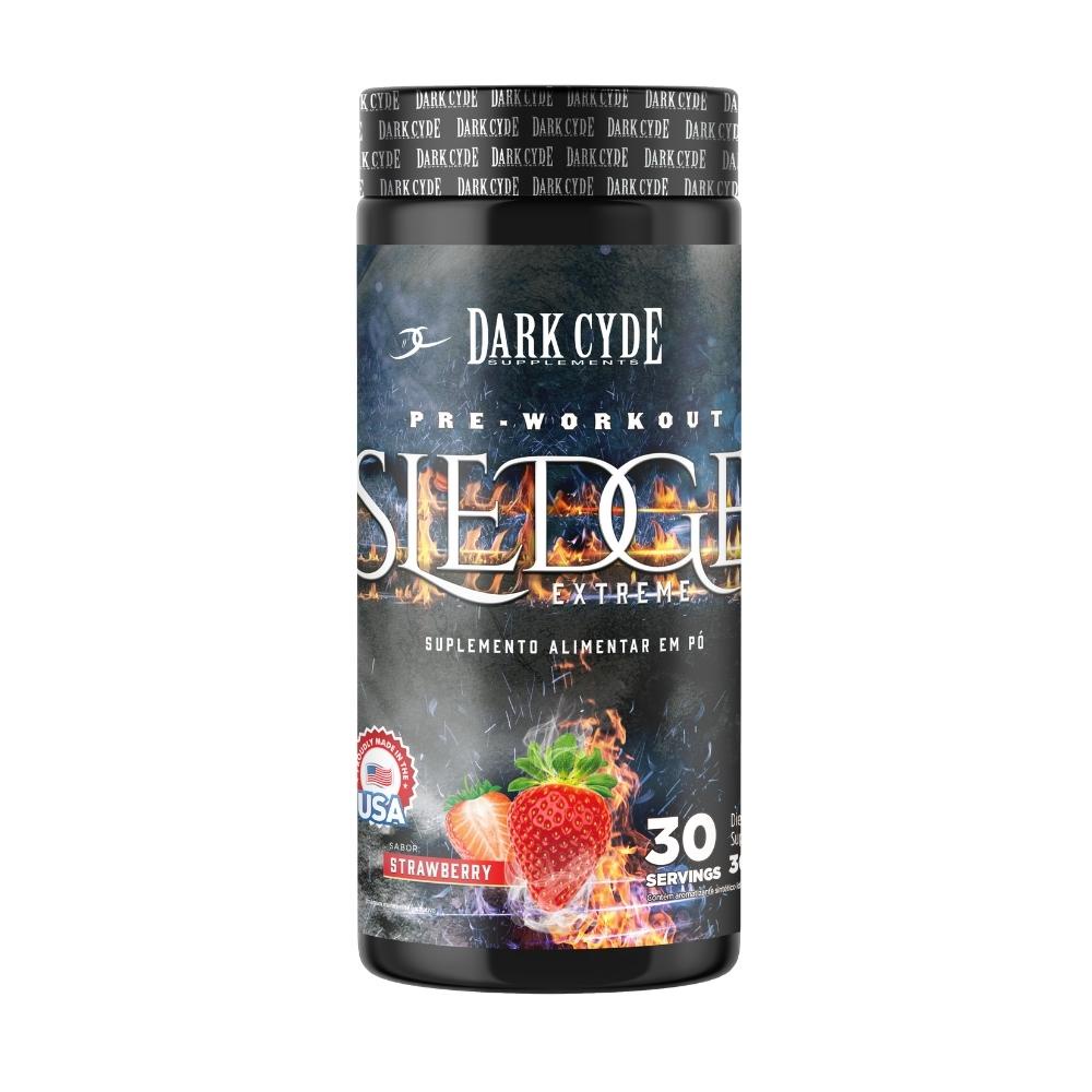 Pré Treino Sledge dark Cyde Morango 300g | Shopee Brasil