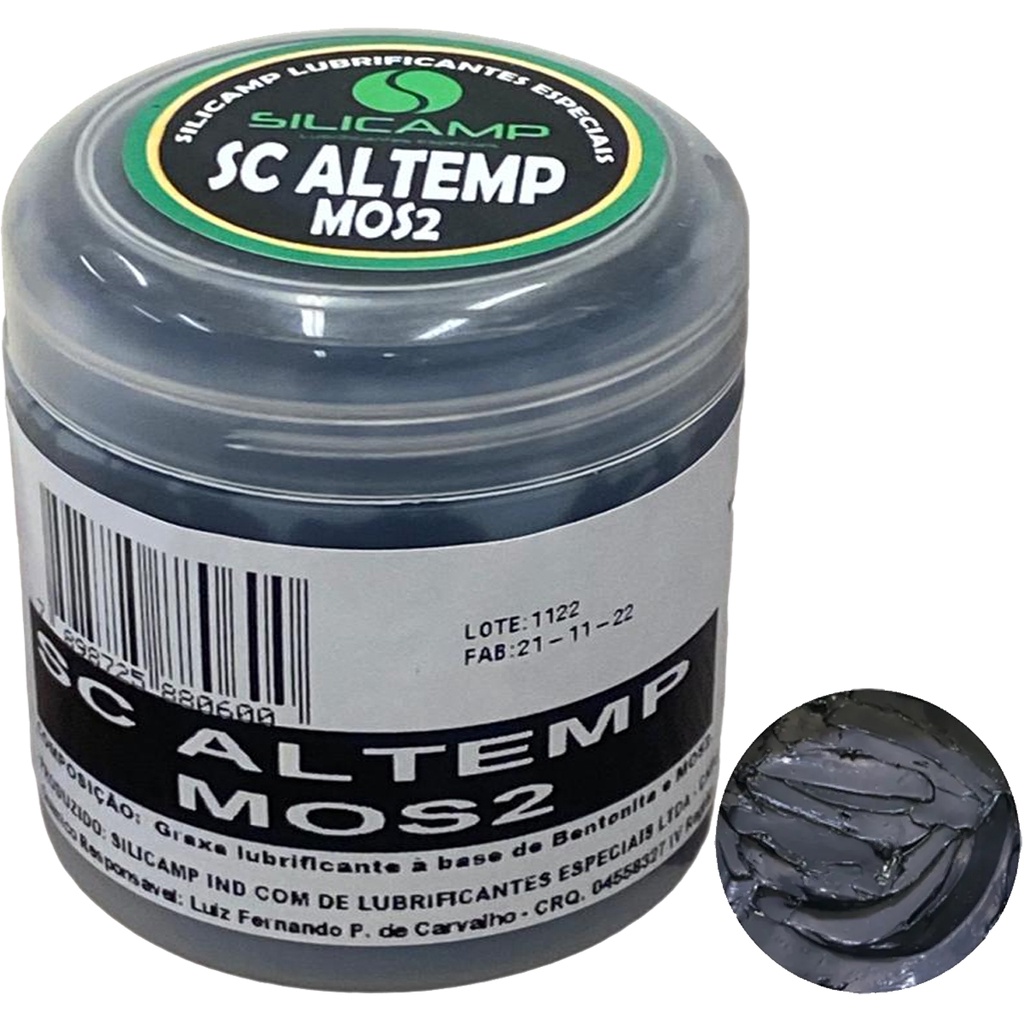 Graxa especial Alta Temperatura Alto Teor Molibdênio 250G | Shopee Brasil
