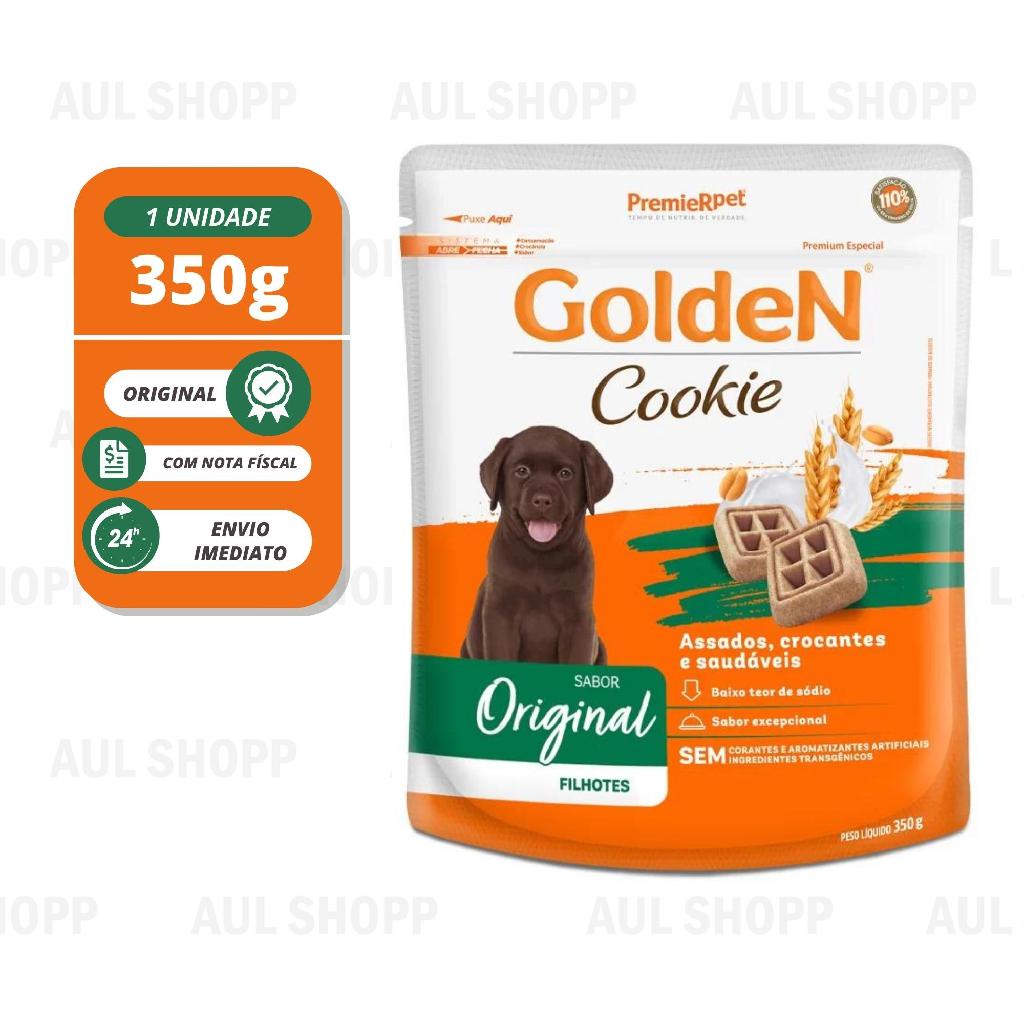Biscoito Golden Cookie Cães Filhotes Sabor Original 350g | Shopee Brasil