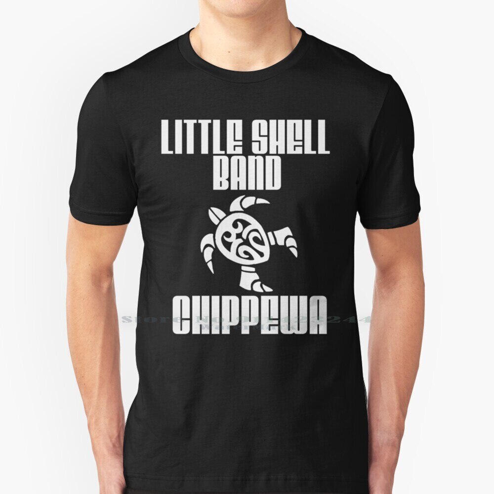Top Tees Little Shell Band Of Chippewa Indians Camiseta 100 % Algodão ...