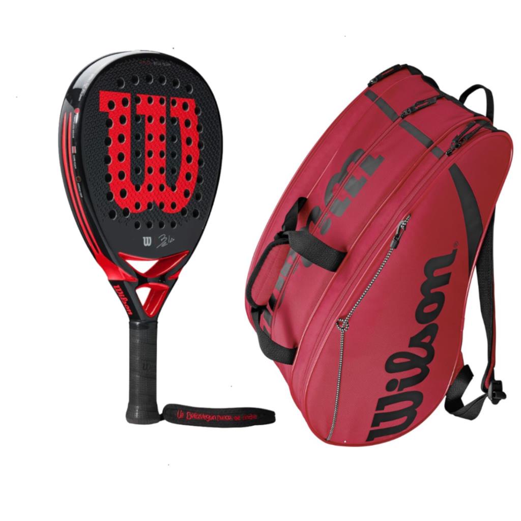 Kit Wilson Raquete De Padel K Control & Raqueteira Rak Pak | Shopee Brasil