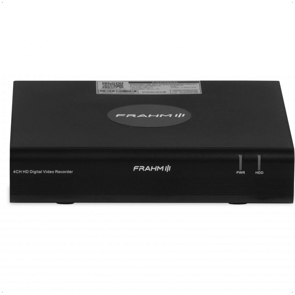 DVR Gravador/Editor Digital de Vídeo 4 canais analógicos 2MP CFTV ...