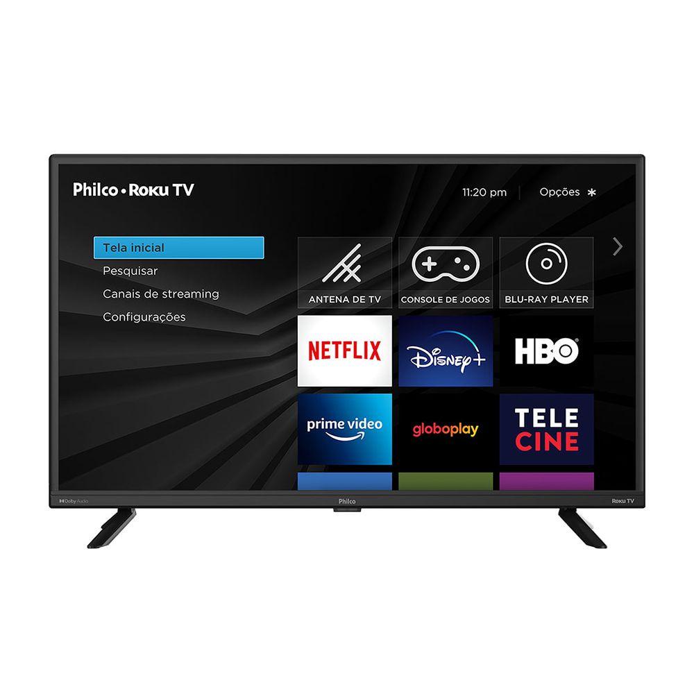 Smart TV LED 32" HD Philco Roku TV Quad-core Dolby Audio Midia Cast Wi ...