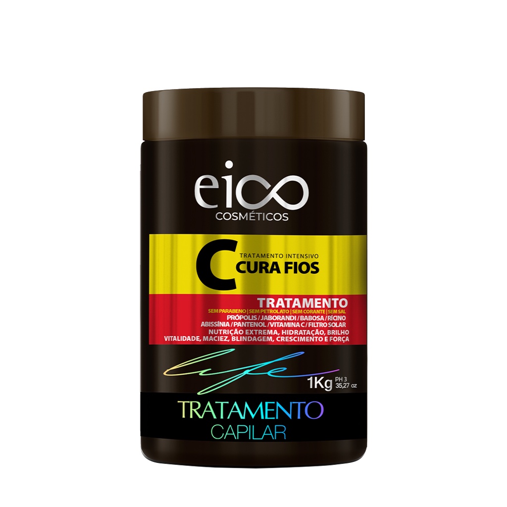Eico Cura Fios Máscara Tratamento 1kg | Shopee Brasil