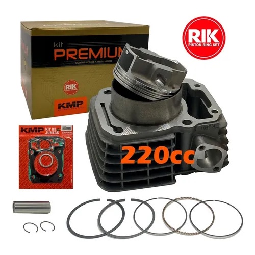 Kit Motor Cilindro Pistão Aneis Preparada Competição Aumento Cilindrada ...
