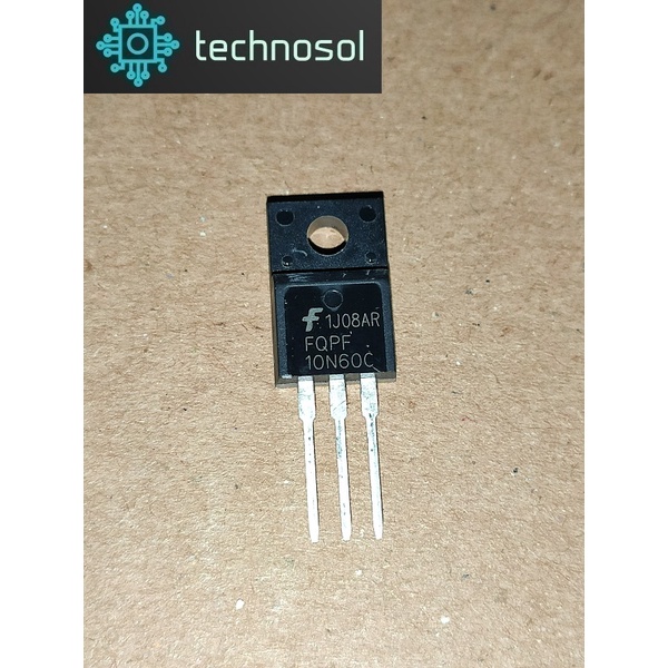 Transistor 10n60c Fqpf10n60 Fqpf10n60c To-220 (5 unidades) | Shopee Brasil