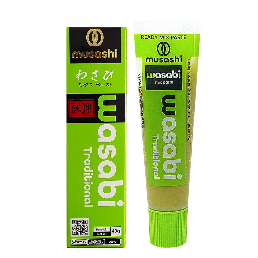 Pasta Wasabi Forte Tradicional Musashi S&B 43g | Shopee Brasil