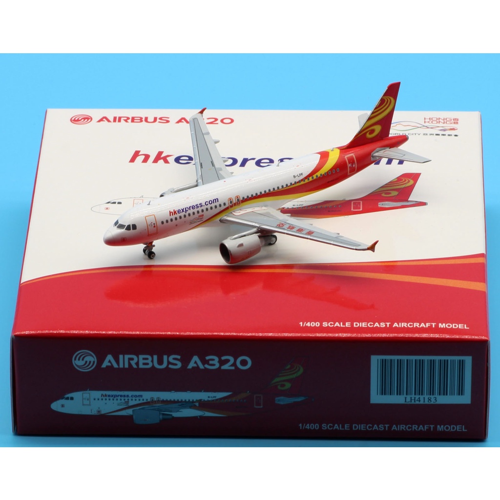 LH4183 Avião Colecionável De Liga JC Asas 1 : 400 HK Express Airlines ...