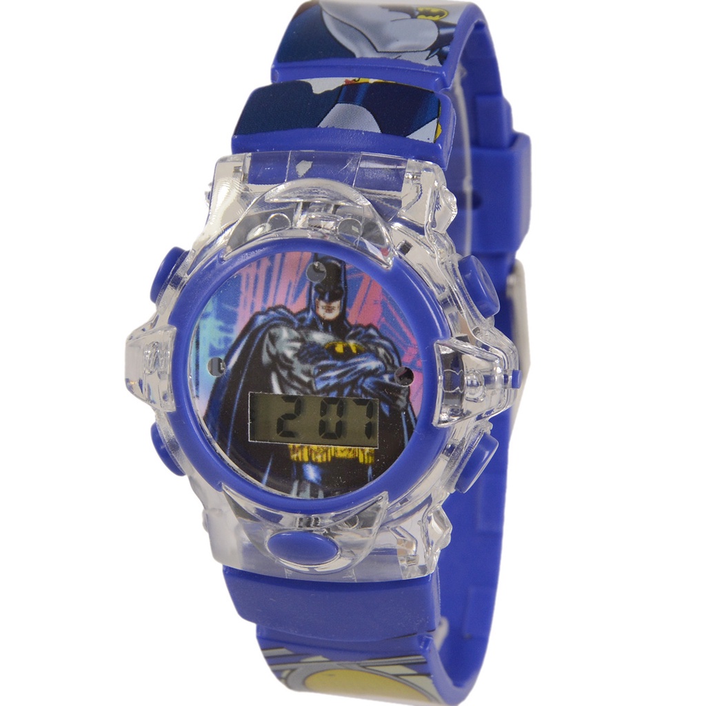 Relógio Batman Infantil Digital Masculino Luz Led com toque Musical ...
