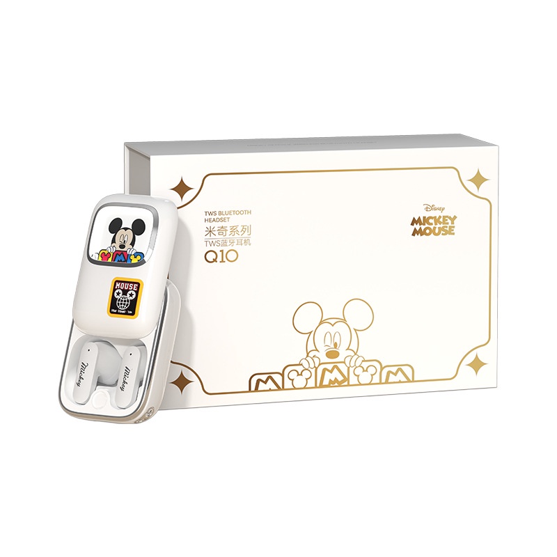 Disney Mini Rosa RGB TWS Fones Fone De Ouvido Ouvidos Sem Fio Bluetooth ...